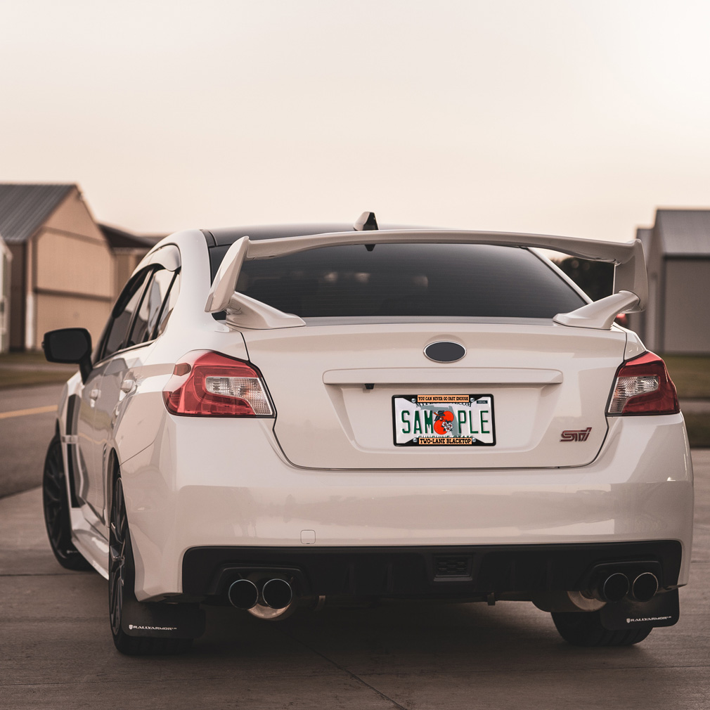 License Plate Frame Vinyl Insert You Can Never Go Fast Enough 2-Lane ...